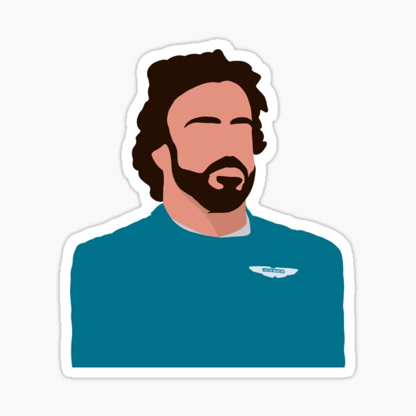 "Alonso" Sticker for Sale by ZeOwle | Redbubble