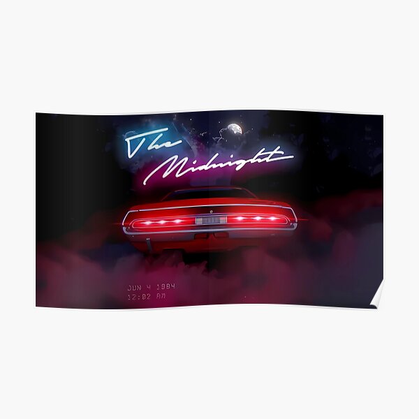 "The Midnight - Days of Thunder Cover" Poster for Sale by FiveFifteen ...