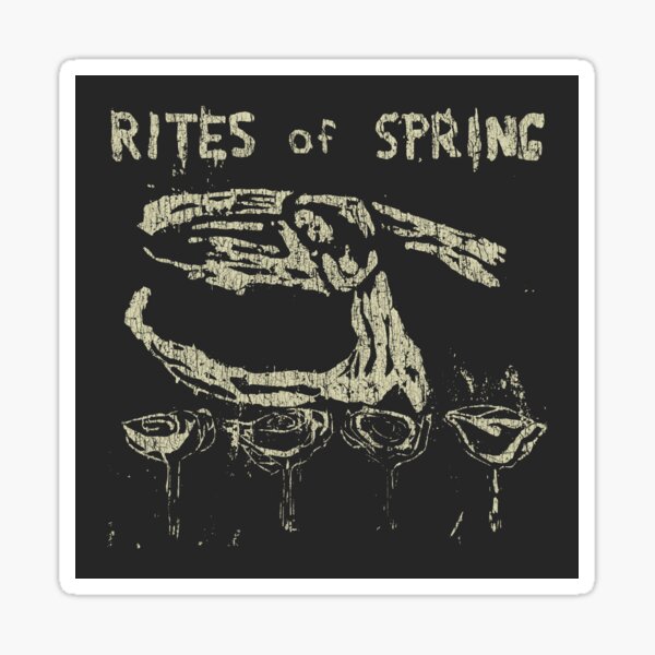 "Rites of Spring 1985" Sticker for Sale by AstroZombie6669 | Redbubble