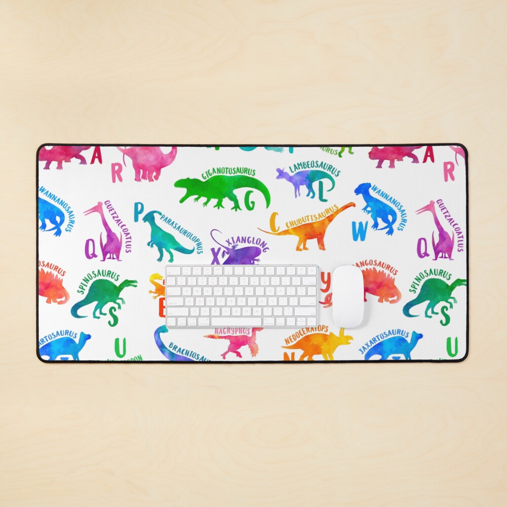 "Dinosaur Watercolor Alphabet" Sticker for Sale by SamAnnDesigns ...