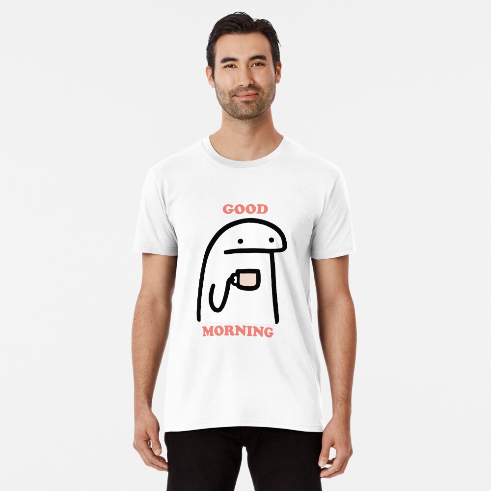 "Flork good morning meme" Sticker for Sale by Innovativa | Redbubble