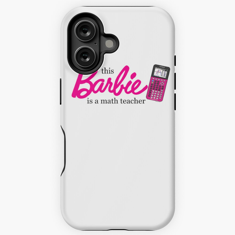 "This Barbie is a Math Teacher" Sticker for Sale by buynomials | Redbubble