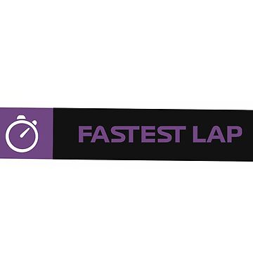 "fastest lap " Sticker for Sale by f1catherine | Redbubble