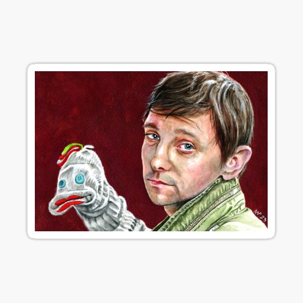 "Mr. Fizzles thinks you're a liar!" Sticker for Sale by sidewinder-art ...