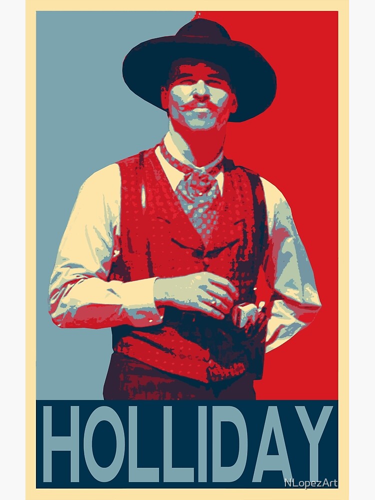 "Doc Holliday Western Hero" Poster for Sale by NLopezArt | Redbubble