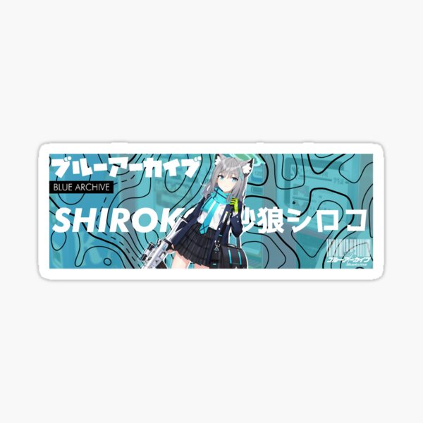 "Blue Archive - SHIROKO - Banner" Sticker for Sale by KennethSprague ...