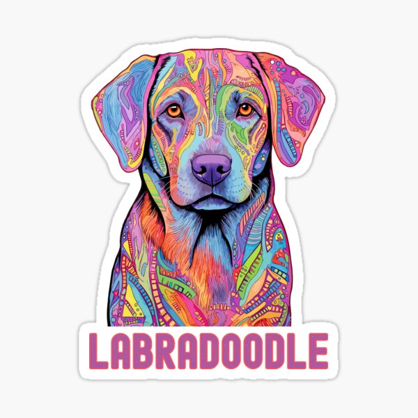 "Labradoodle" Sticker for Sale by TheTrendsDesk | Redbubble