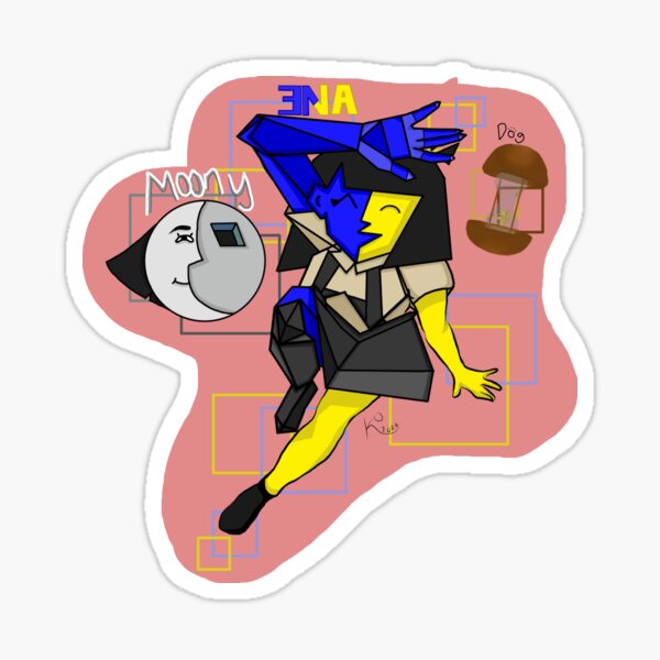 "Ena" Sticker for Sale by plarpart | Redbubble