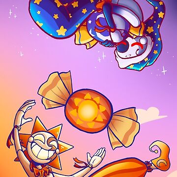 "Sundrop and Moondrop Candies" Sticker for Sale by Foxta1eFinds | Redbubble