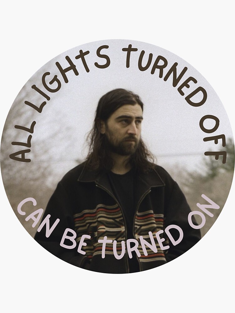 "Noah Kahan Lyric Motivational Sticker" Sticker for Sale by ...