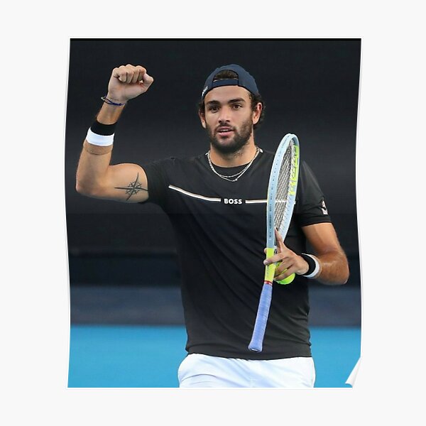 "Matteo Berrettini" Posterundefined by r7imo | Redbubble