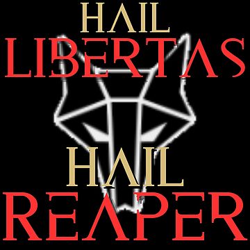 "Hail Libertas Hail Reaper Howler Red Rising Inspired" Sticker for Sale ...
