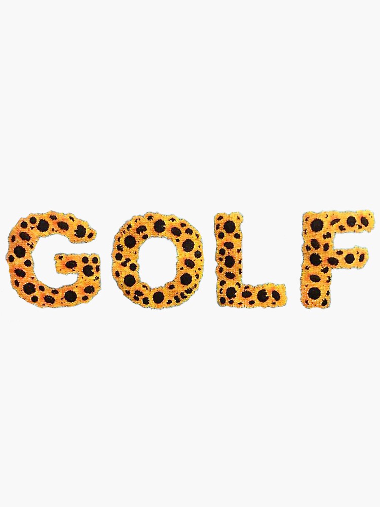 "GOLF Sunflower | Tyler The Creator" Sticker for Sale by PaulyH | Redbubble