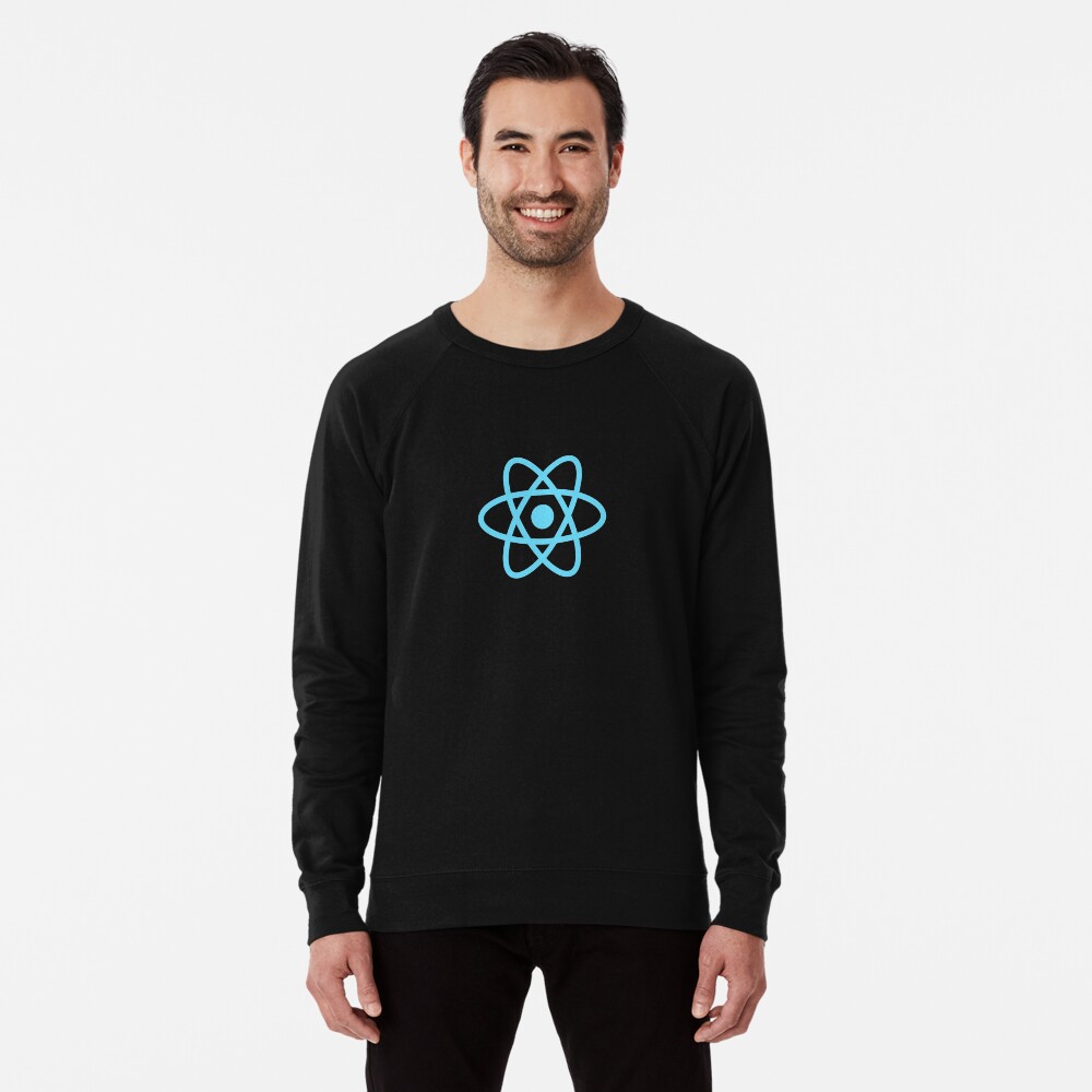"ReactJS React.js Official Logo JavaScript Framework T-Shirt" Essential T-Shirt for Sale by ...