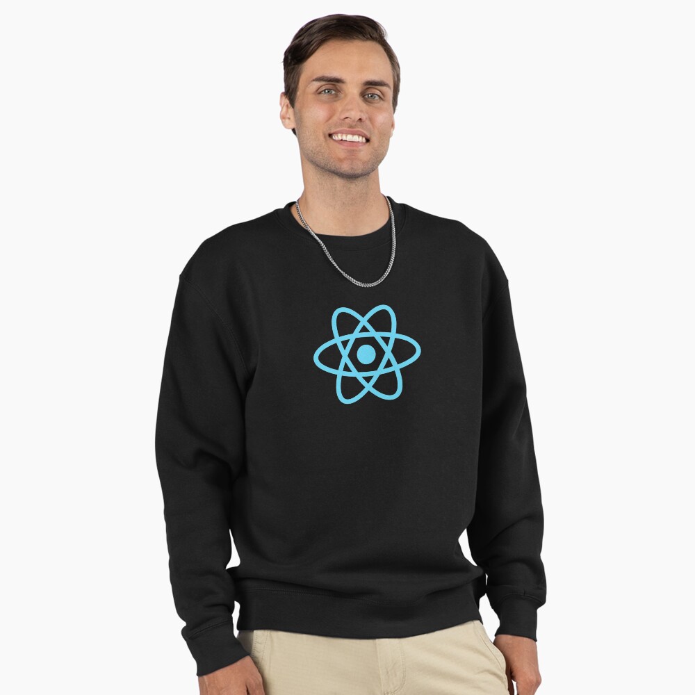 "ReactJS React.js Official Logo JavaScript Framework T-Shirt" Essential T-Shirt for Sale by ...