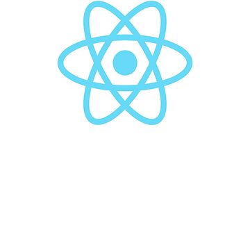 "ReactJS React.js Official Logo JavaScript Framework T-Shirt" Essential T-Shirt for Sale by ...