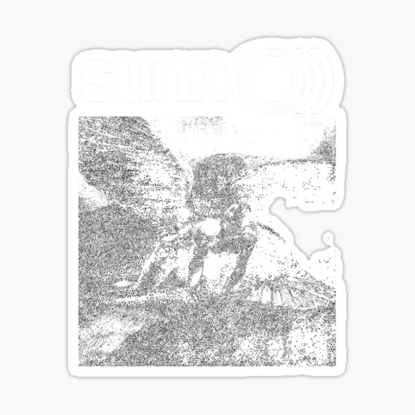 "SUNN O))) " Sticker for Sale by TalishaGodinez | Redbubble