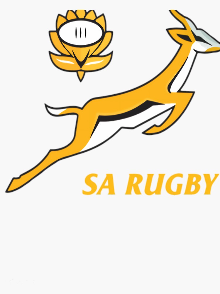 "SPRINGBOK RUGBY SOUTH AFRICA " Sticker for Sale by vtplrfuum80 | Redbubble