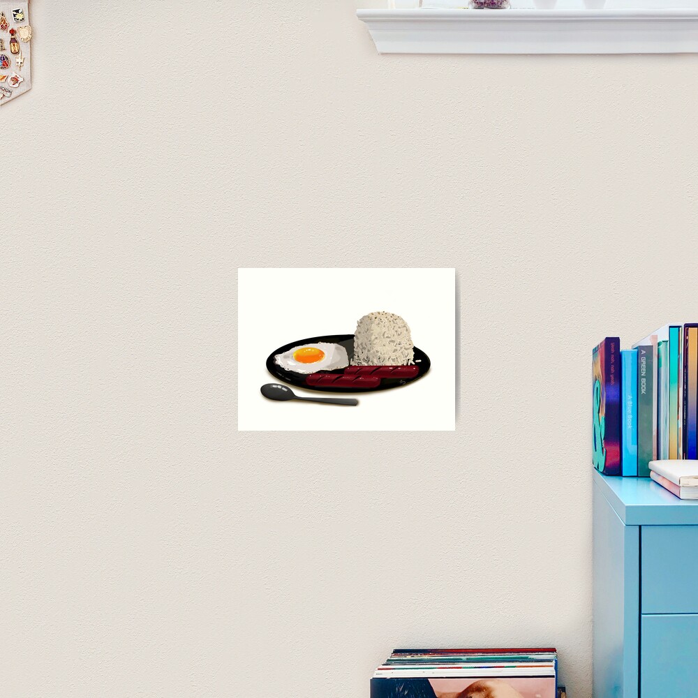 "Filipino food hotsilog" Art Print by liliideas | Redbubble