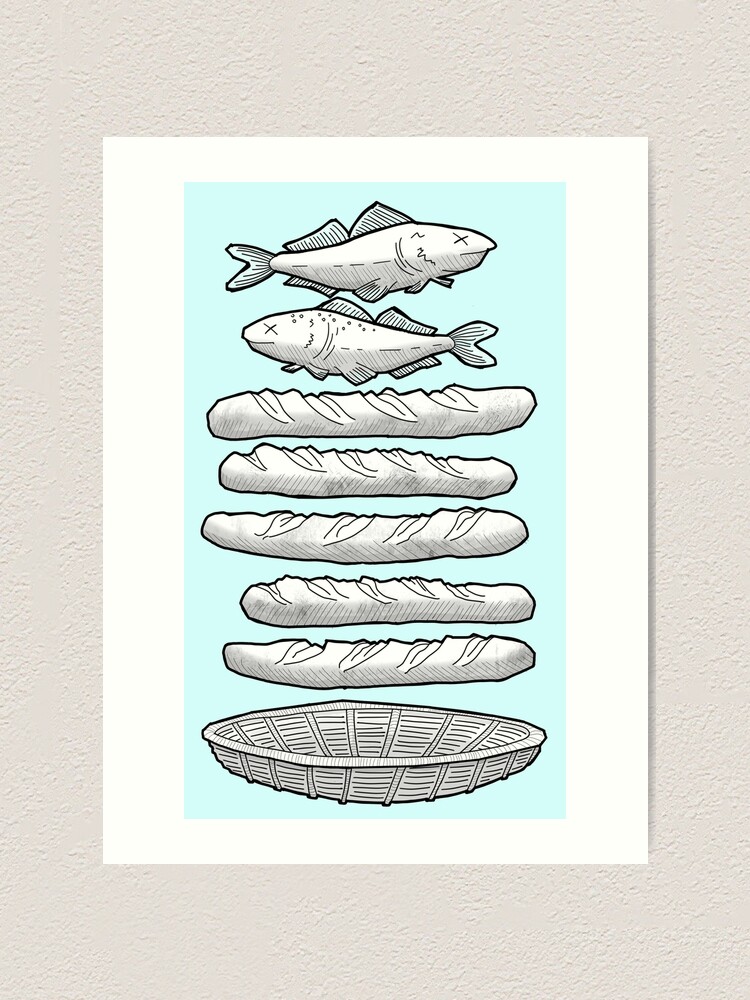 "Loaves & Fish" Art Print for Sale by HauserHand | Redbubble