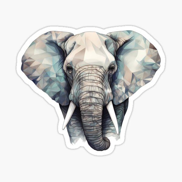 "African Elephant" Sticker for Sale by KD Merch | Redbubble