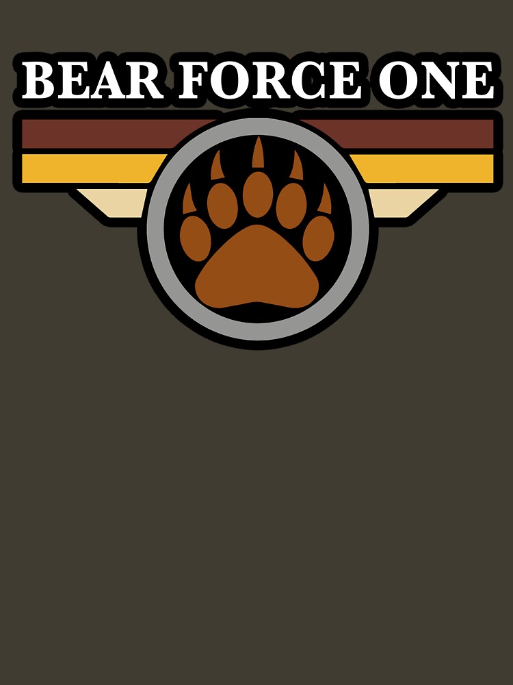 "Bear Force One" Essential T-Shirt for Sale by IfYouSeekAlex | Redbubble