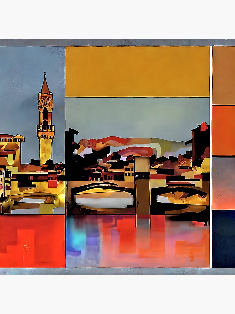 "colors of Florence" Sticker for Sale by bogfl | Redbubble