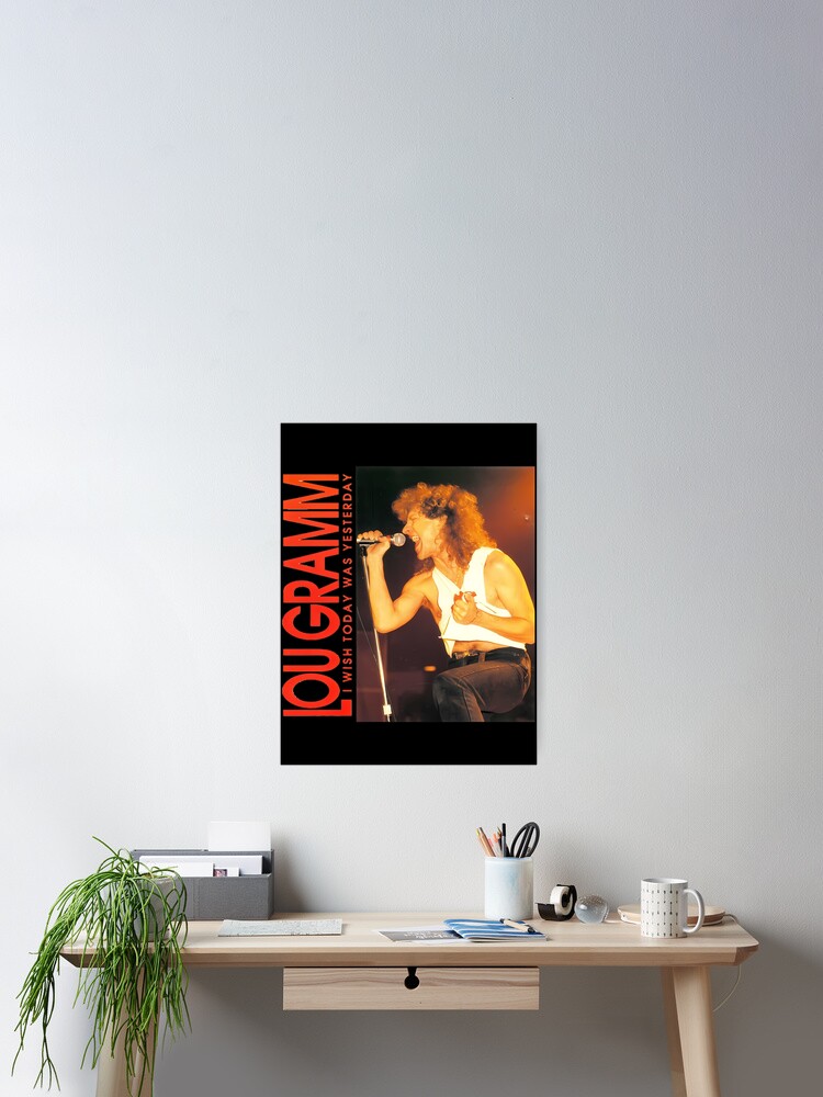 "Lou Gramm Louis Andrew Grammatico" Poster for Sale by ArtChicAngel ...