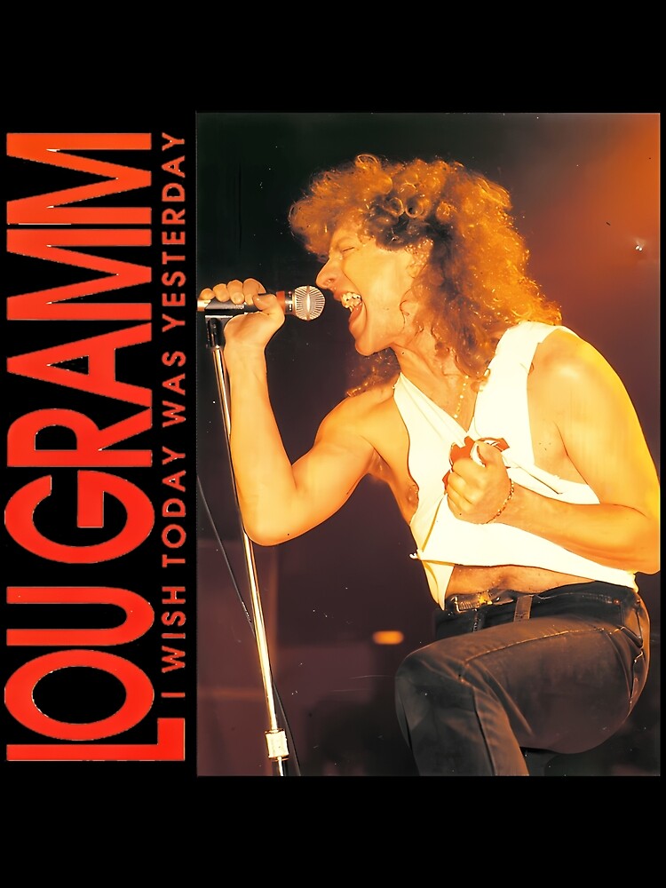 "Lou Gramm Louis Andrew Grammatico" Poster for Sale by ArtChicAngel ...