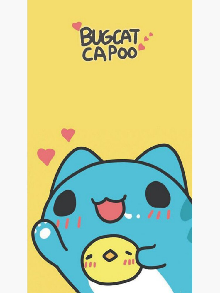"Bugcat capoo cute funny cat " Sticker for Sale by ReyanMazei | Redbubble