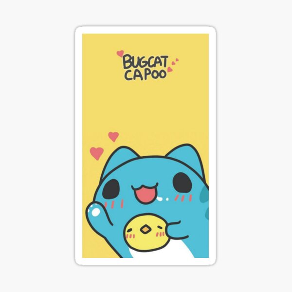 "Bugcat capoo cute funny cat " Sticker for Sale by ReyanMazei | Redbubble