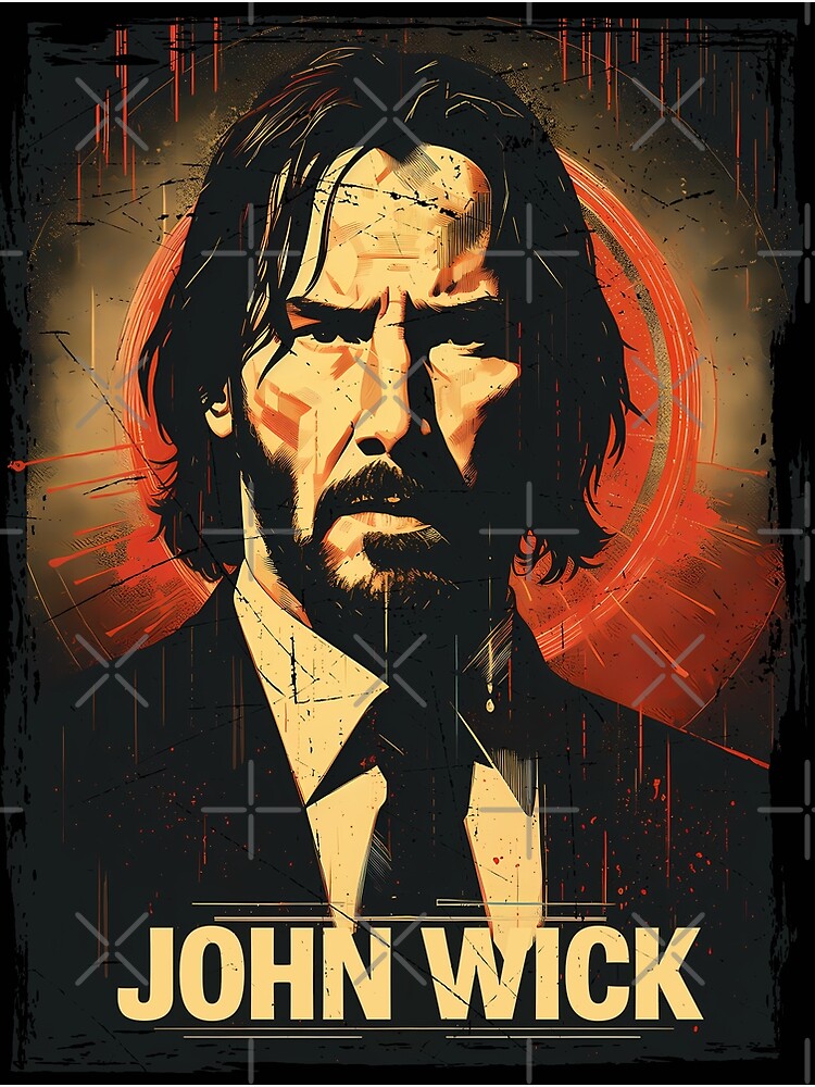 "John Wick Poster" Art Print for Sale by RetroPandora | Redbubble