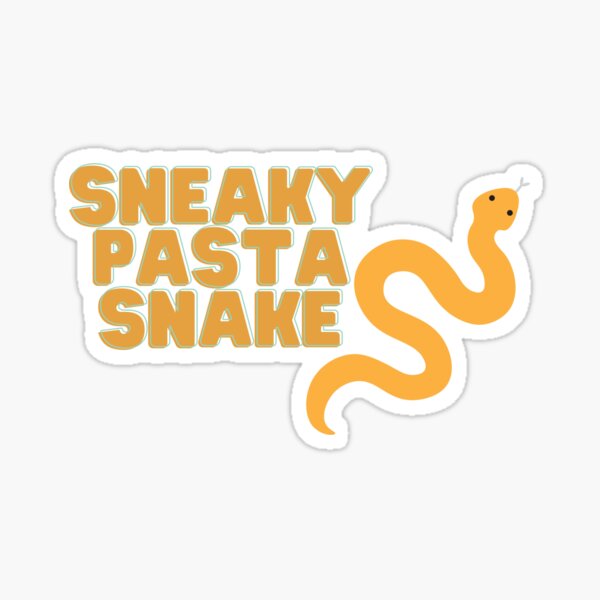 "Sneaky Pasta Snake | Mawaan Rizwan on Taskmaster UK" Sticker for Sale ...