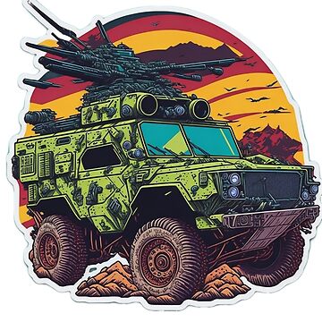 " Hummer" Sticker for Sale by 3body54 | Redbubble