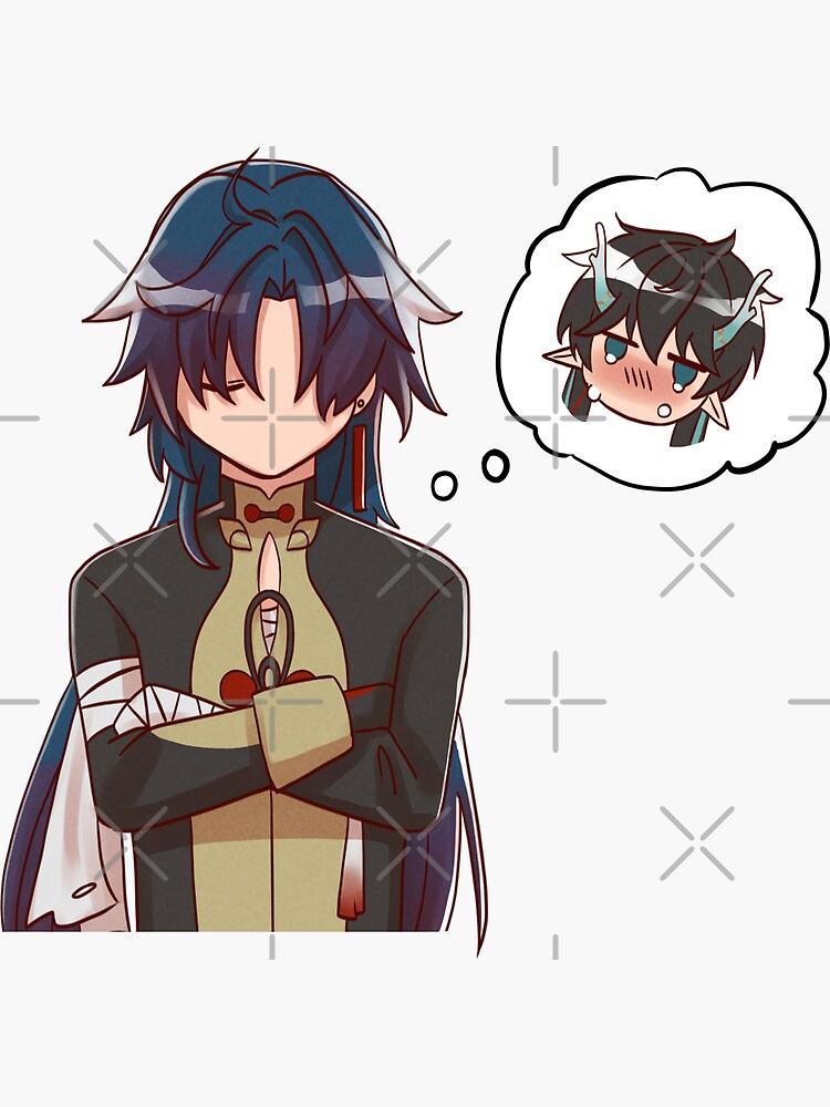 "Blade in Deep Thought" Sticker for Sale by TrishPlants | Redbubble