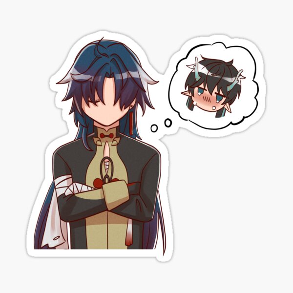 "Blade in Deep Thought" Sticker for Sale by TrishPlants | Redbubble