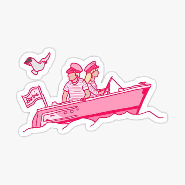 "Barbie and Ken" Sticker for Sale by Jennifer Grene | Redbubble
