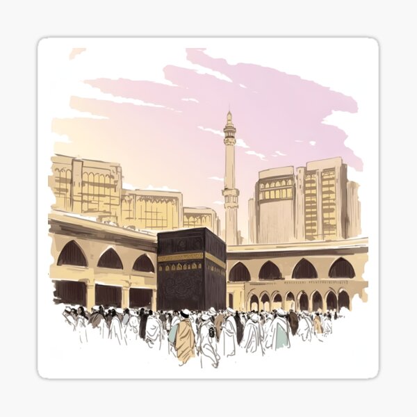 "Saudi Arabia makkah Gift" Sticker for Sale by Abdalla Hussein | Redbubble