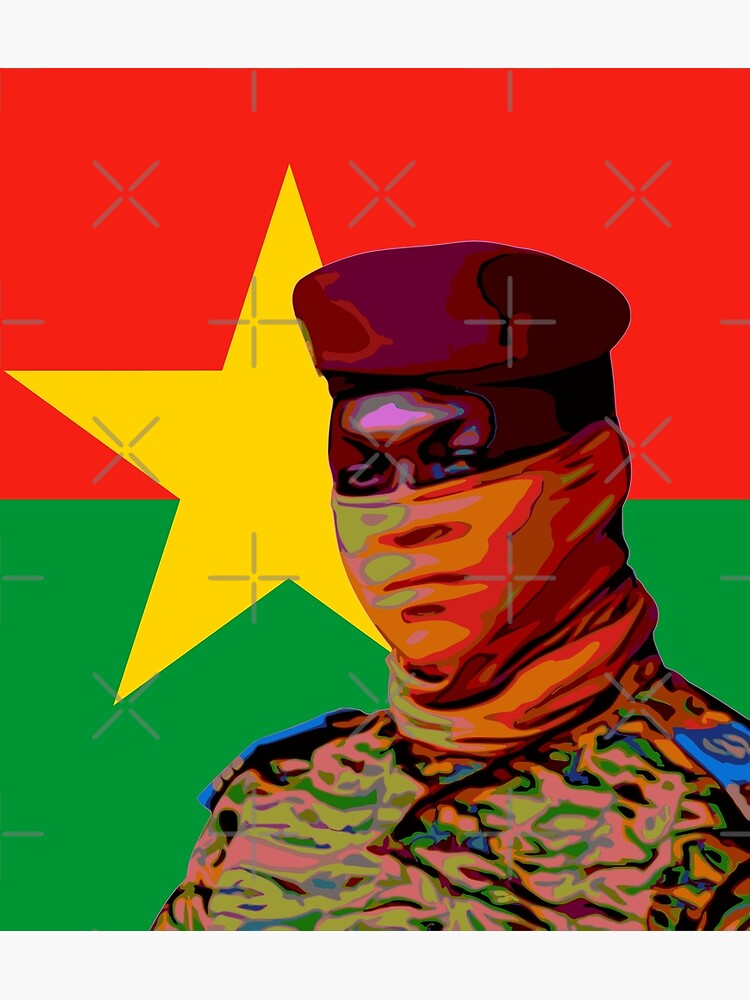 "Ibrahim Traoré" Poster for Sale by sirglennbo | Redbubble