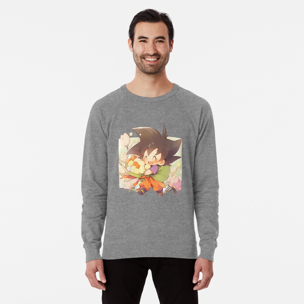 "Goku Gifting Flowers "Chibi"" Sticker for Sale by ARTficiallyAnon ...