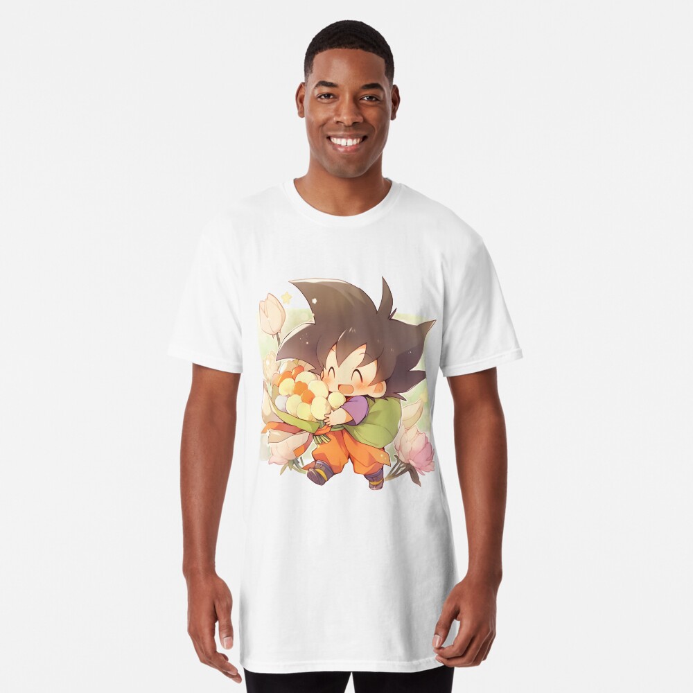 "Goku Gifting Flowers "Chibi"" Sticker for Sale by ARTficiallyAnon ...