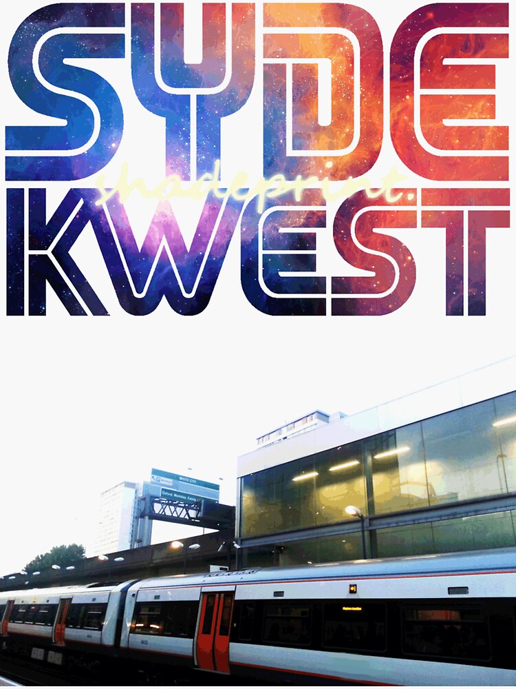 "SYDE.KWEST" Sticker for Sale by shadeprint | Redbubble