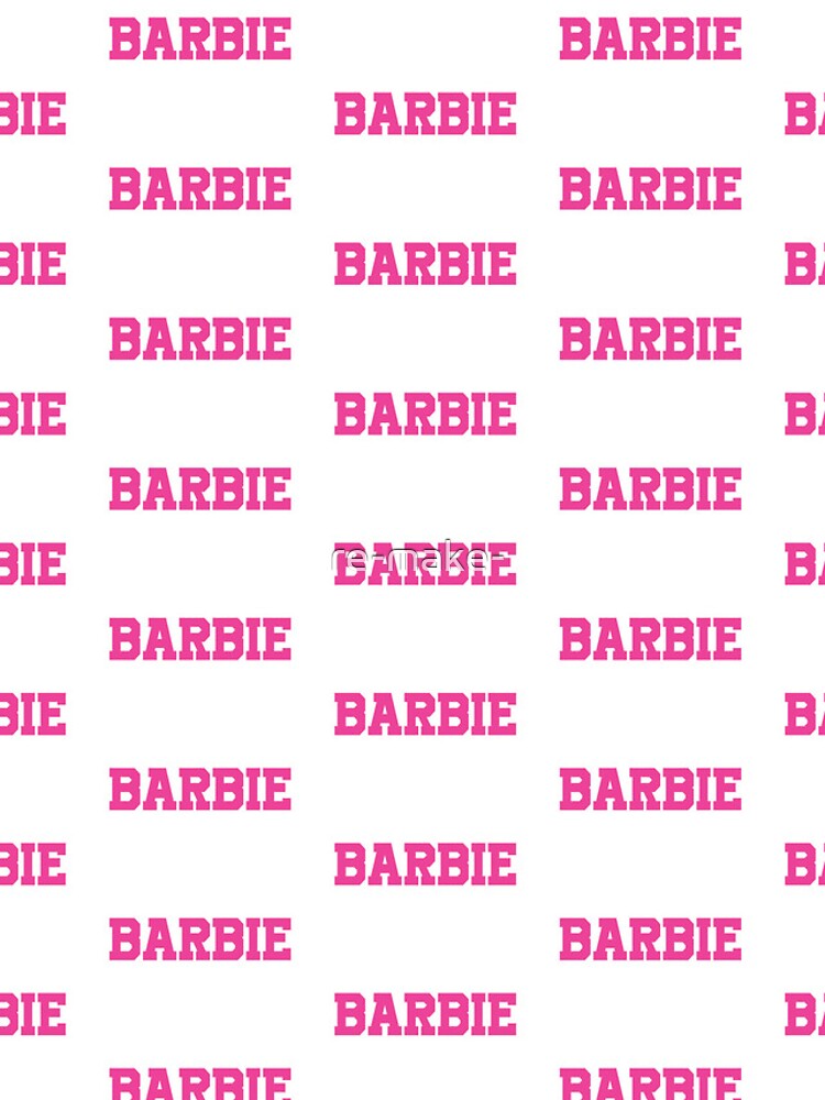 Barbie Print, Barbie Pink Writing, Barbie Fan Gift, Barbie Girl, Barbie ...