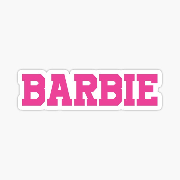 "Barbie Print, Barbie pink writing, barbie fan gift, barbie girl ...