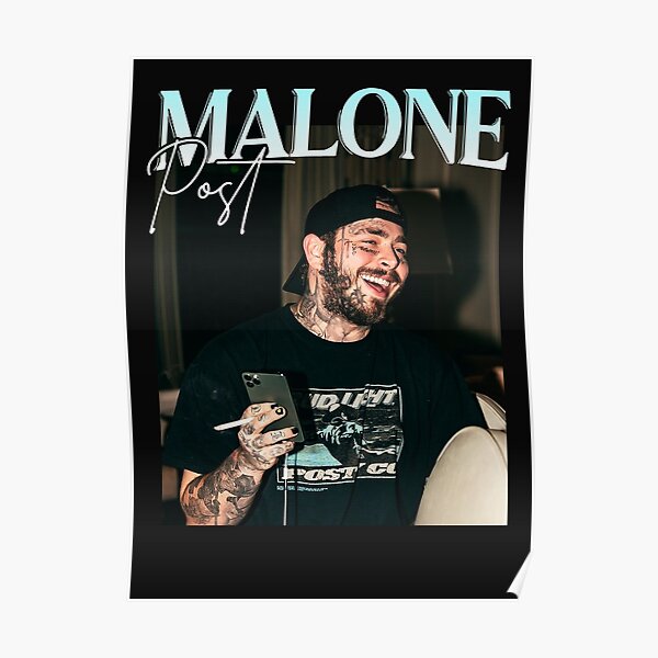 "Twelve Posty Carat Sing of Music Post Malone" Poster for Sale by CaslanChivas | Redbubble