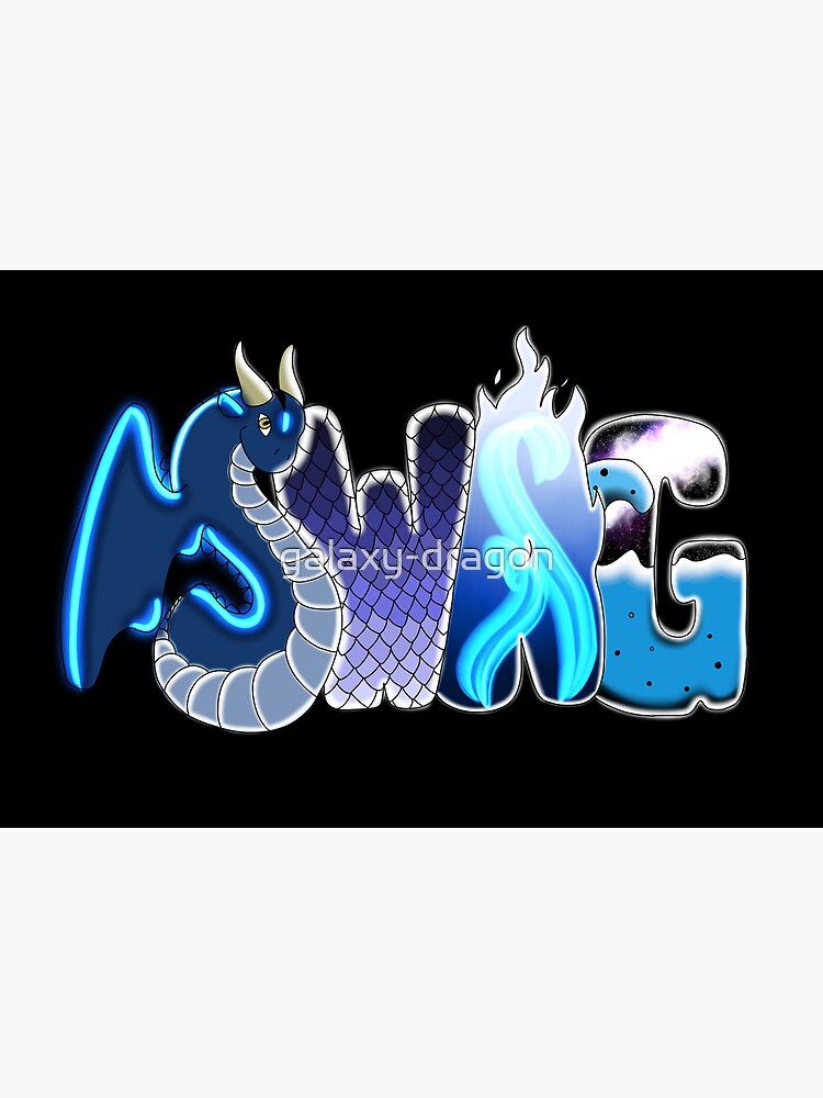 "SWAG DRAGON" Art Board Print for Sale by galaxy-dragon | Redbubble