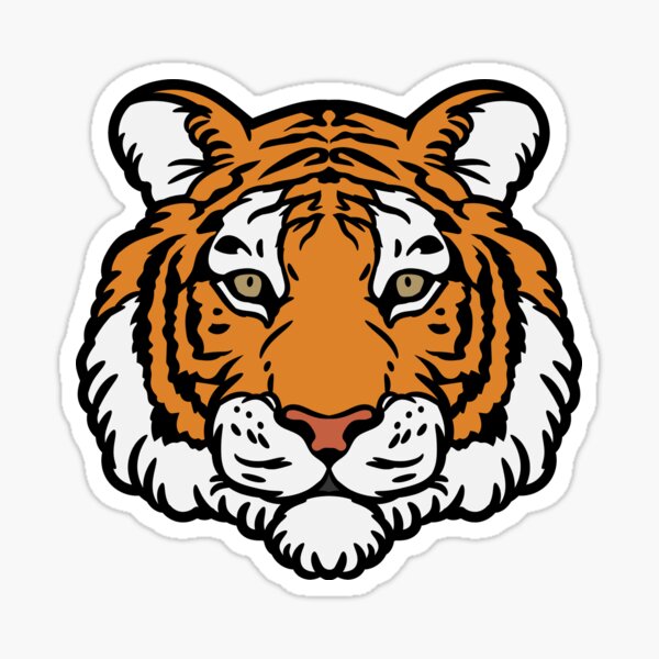 "Black Tiger" Sticker for Sale by Berkley P. | Redbubble