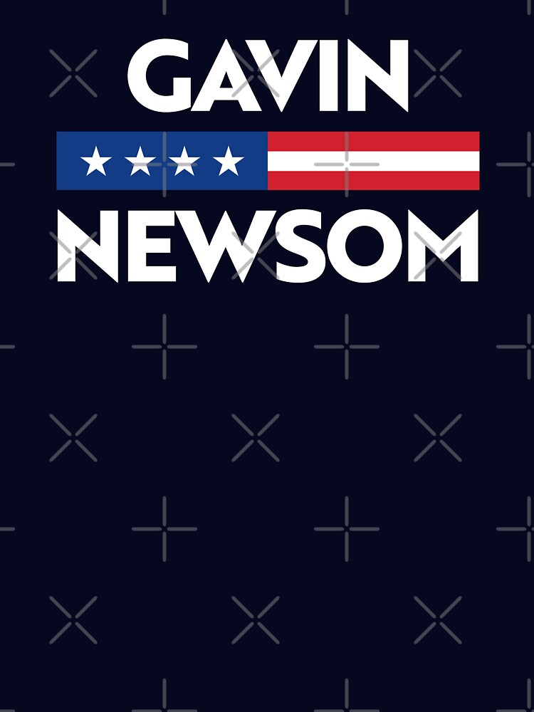 "Gavin Newsom" Essential T-Shirt for Sale by partyfarty | Redbubble