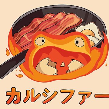 "CALCIFER" Sticker by Motzuu | Redbubble
