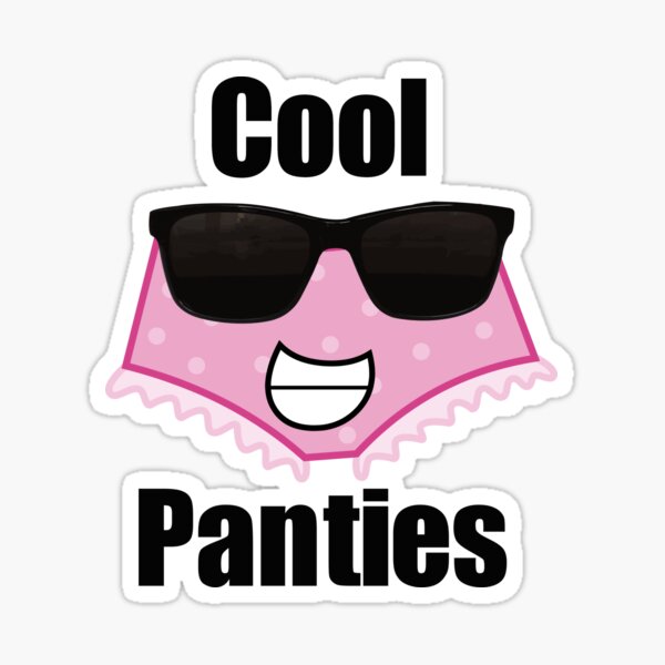 Cool Panties Sticker For Sale By Alphacanislupus Redbubble